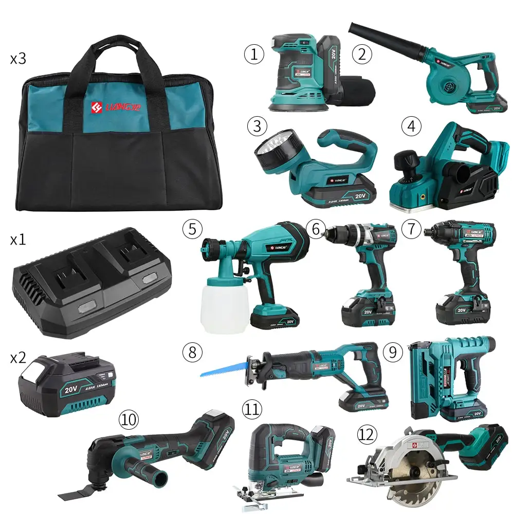 Liangye 20V Power Tool Kits - Versatile and Durable Solutions