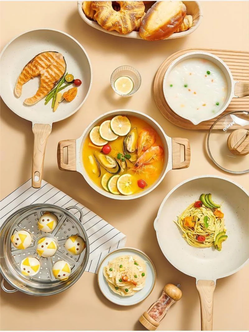 Wholesale Multifunctional Non-stick Less Lampblack Household Cookware ...