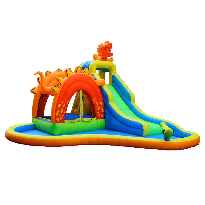 Indoor Bouncy House Water Park For Backyard With Splash Slide,Climbing ...