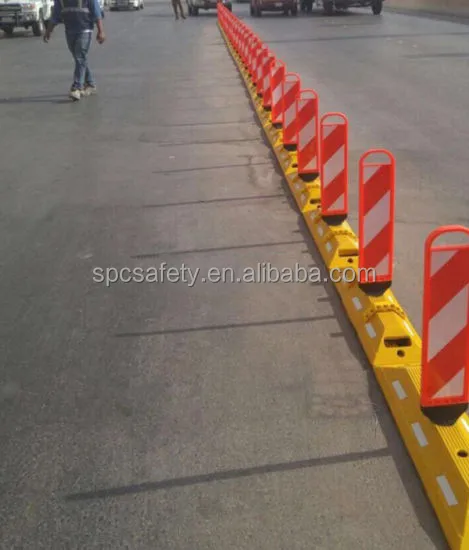 Driveway Isolation Reflective Warning Delineator Vertical Panel Rubber ...