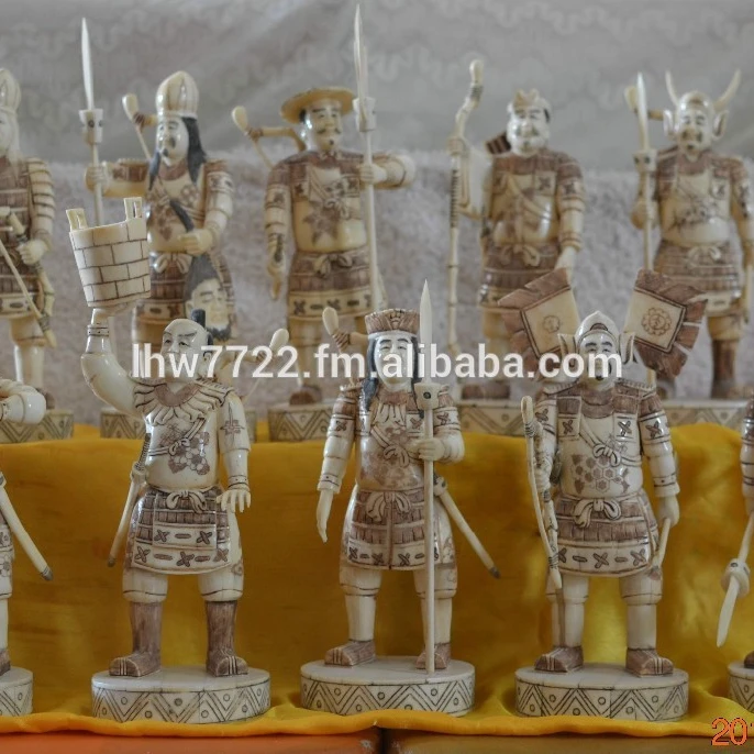 Bone Samurai Warriors Set Bone 10 Styles Japanese Warriors - Buy Bone ...