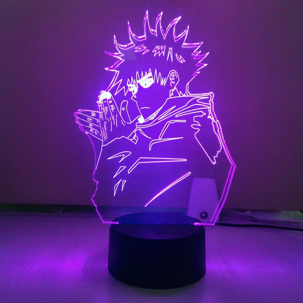 Anime Megumi Fushiguro Light Jujutsu Kaisen Led Night Light for ...