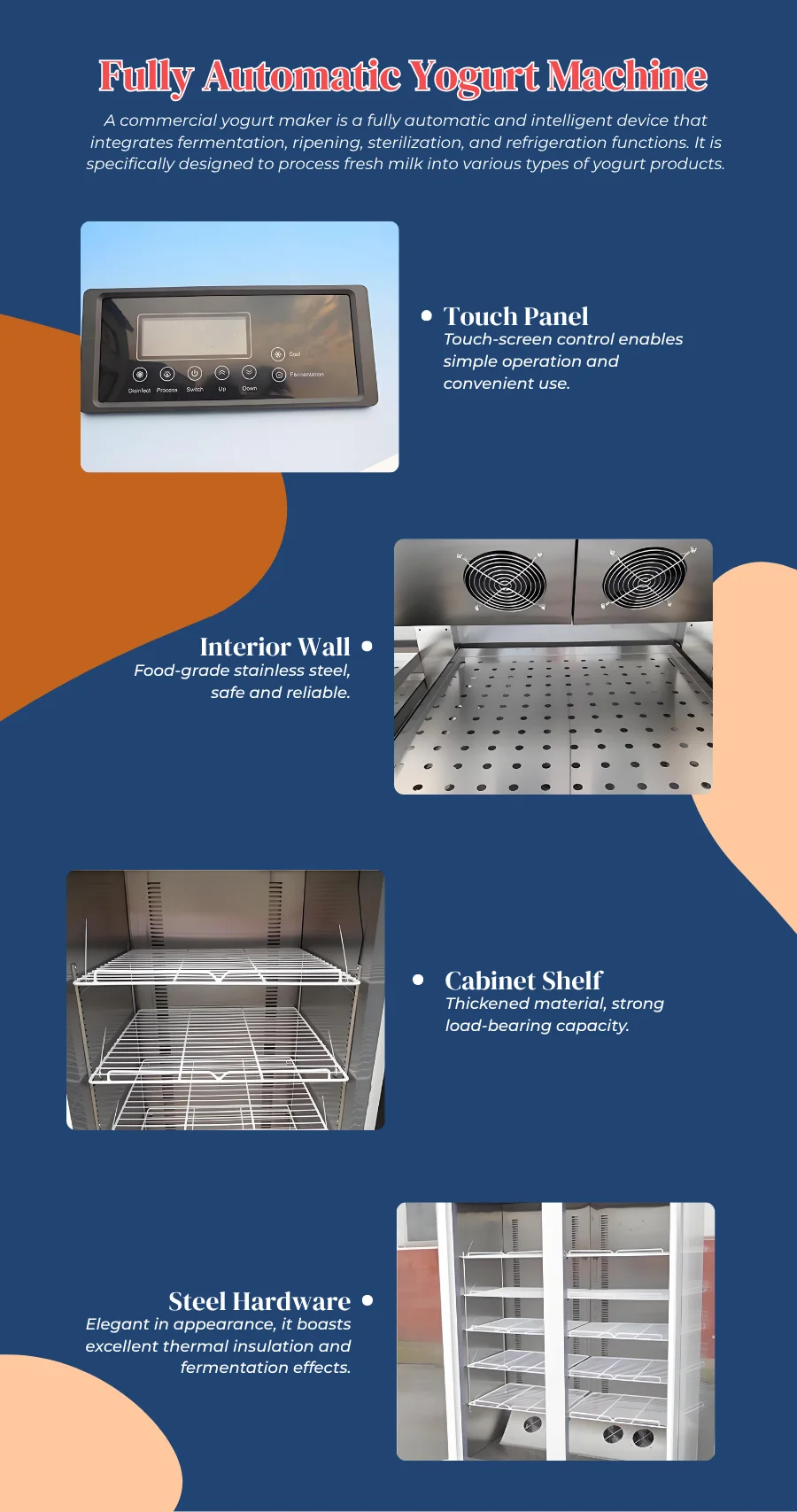 High Efficiency Yogurt Machine - Easy Operation & High Productivity
