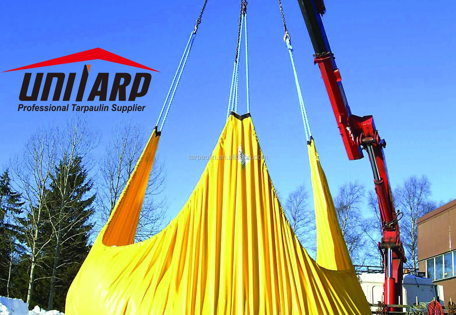 Red Black 18oz Pvc Coated Vinyl 20ftx20ft 25ftx25ft Construction Snow ...