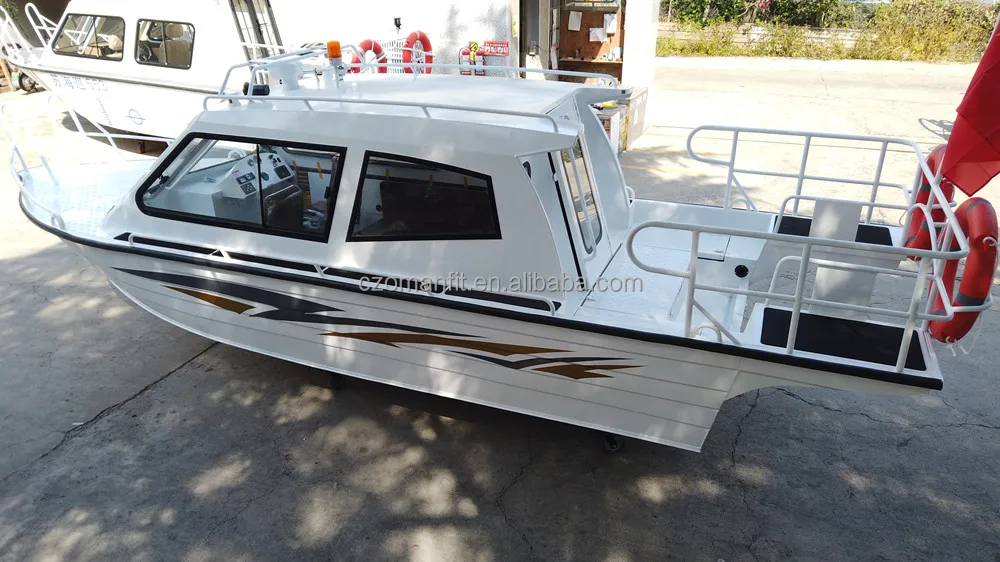 Aluminium Pleasure Boat - 24ft Speed Boat with Outboard Engine
