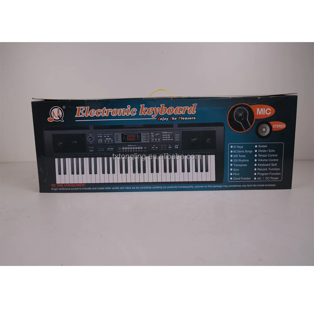 61 Keys Professional Electric Keyboard Piano - Versatile Organ ...