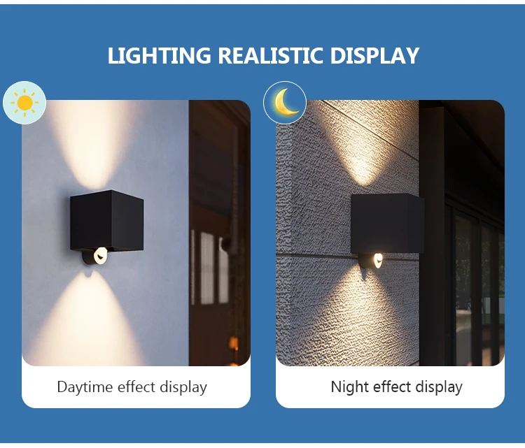 2.2W Battery LED Wall Light - Durable & Efficient Outdoor Lighting