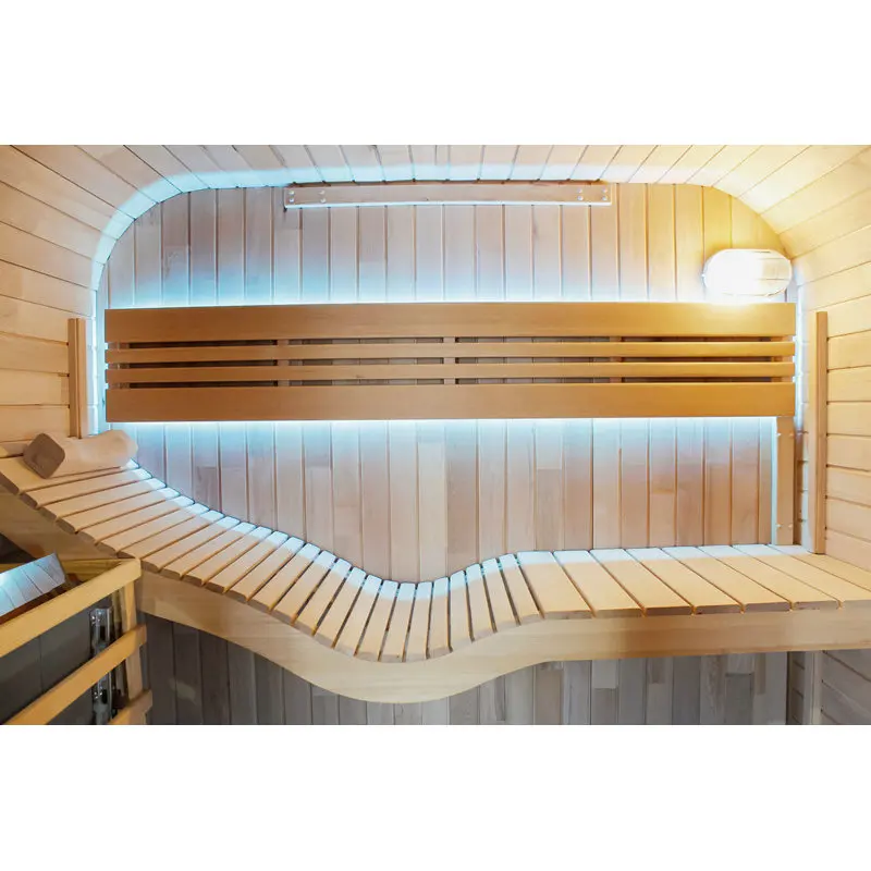 Modern Design Cabin Outdoor Barrel Sauna 4 Person Infrared Wood Outdoor ...