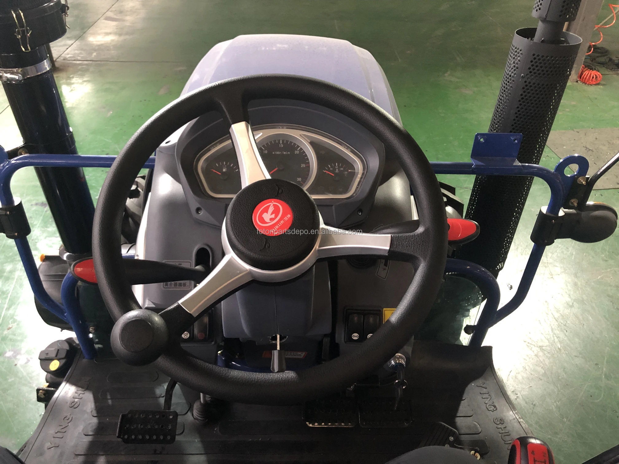 70HP Agricultural Tractor 4 Wheel Drive with Rops Agricultural Machinery & Equipment Farm ...