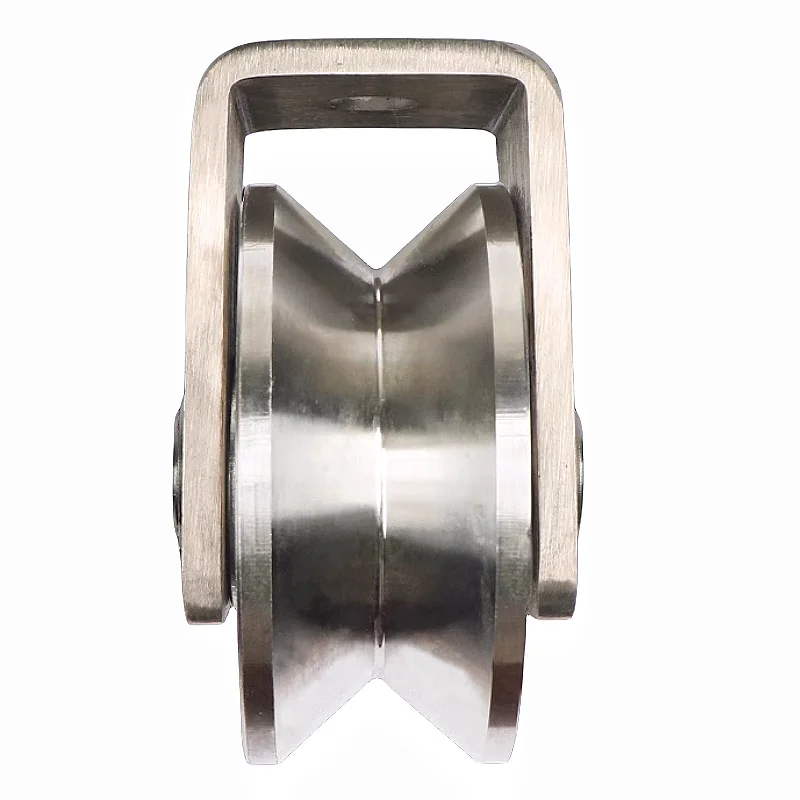 Wholesale Stainless Steel V Rail Guide Caster Wheels Fixed Rigid ...