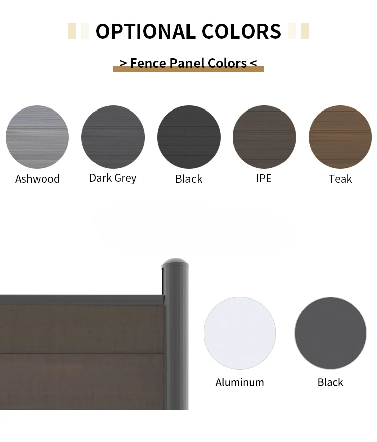 Outdoor Privacy Fences Screen For Houses/waterproof Decorative Wood ...