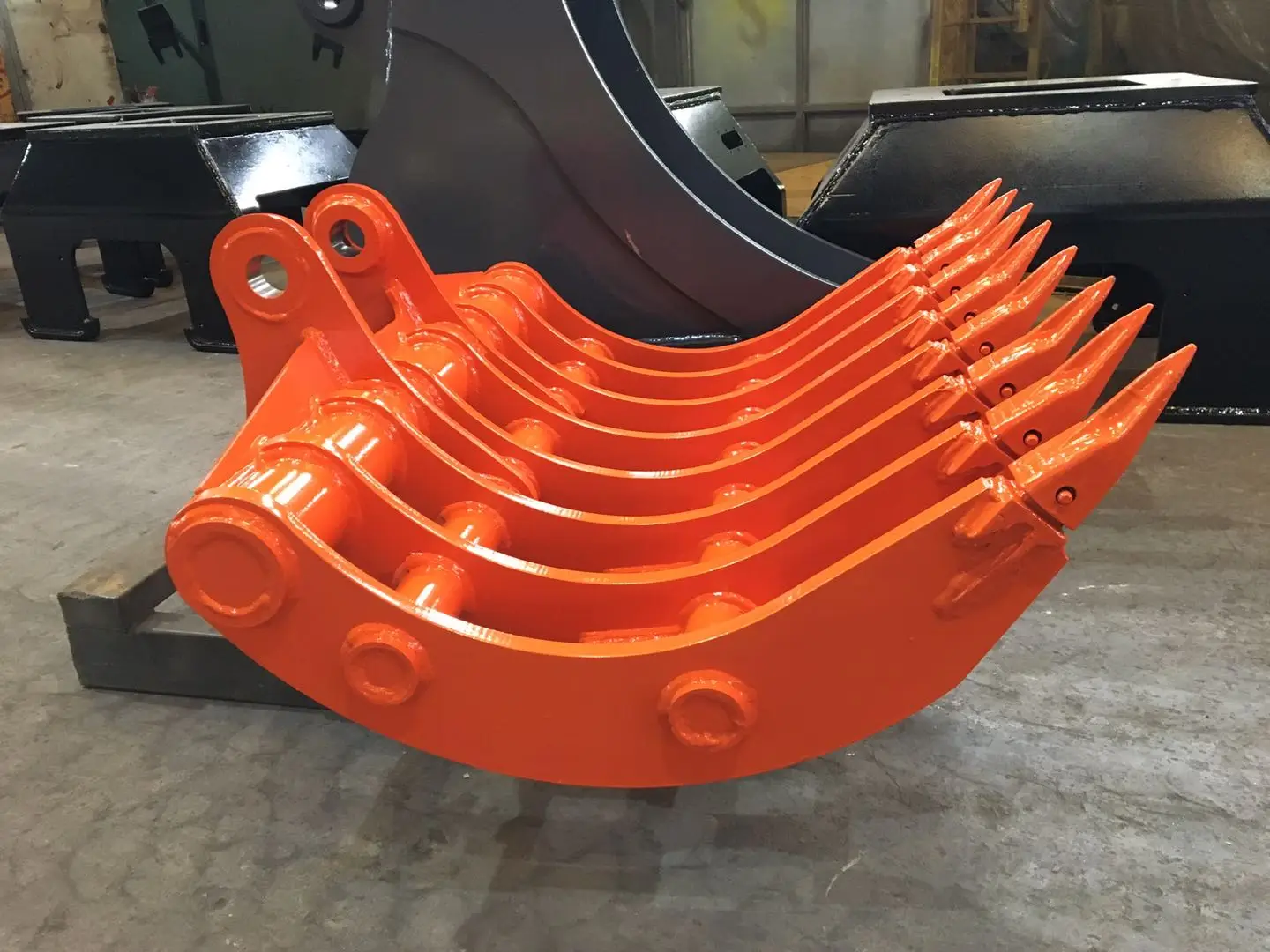 HONGWING Professional Customization Excavator Attachment Root Rake for ...