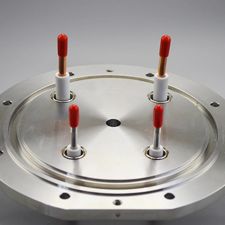 Vacuum Electrode KF Flange Connector | Ceramic Sealing Assembly for ...