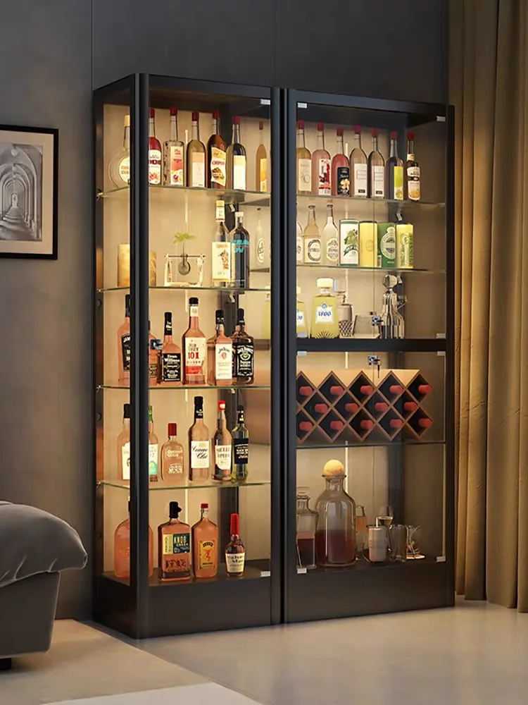 Wine Display Glass Showcase For Liquor And Wine Stores - Buy Display ...