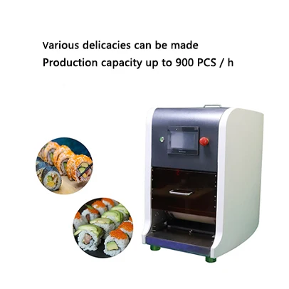 Newest Automatic Sushi Rice Sheet Machine Robot Rice Ball Machine Low ...