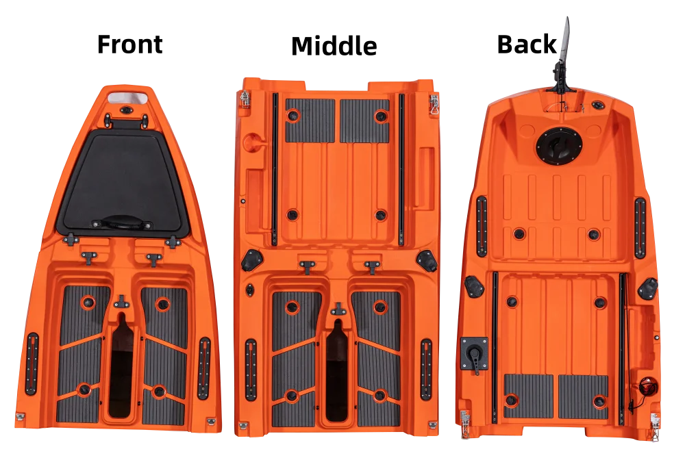 LSF 14 FT Modular Tandem Sea Kayak - Double Seat, Customized Color ...