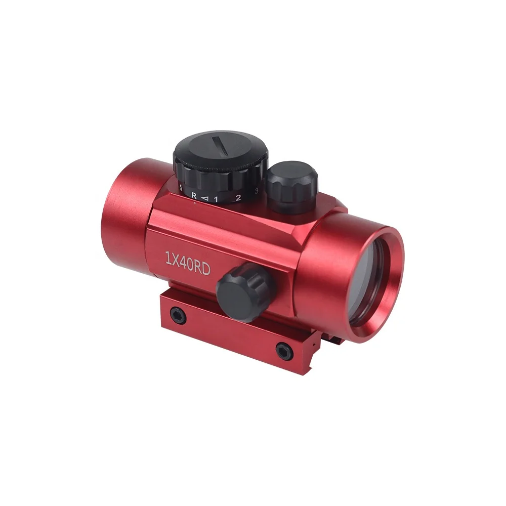 LUGER 1X40RD Red Dot Sight - Precision Reflex Scope