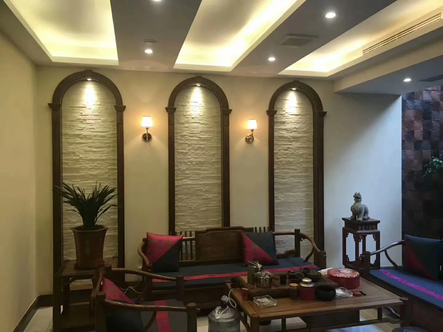 Flexible Stone For Hotel Wall Facade Eco Exterior 3d Fire Proof ...