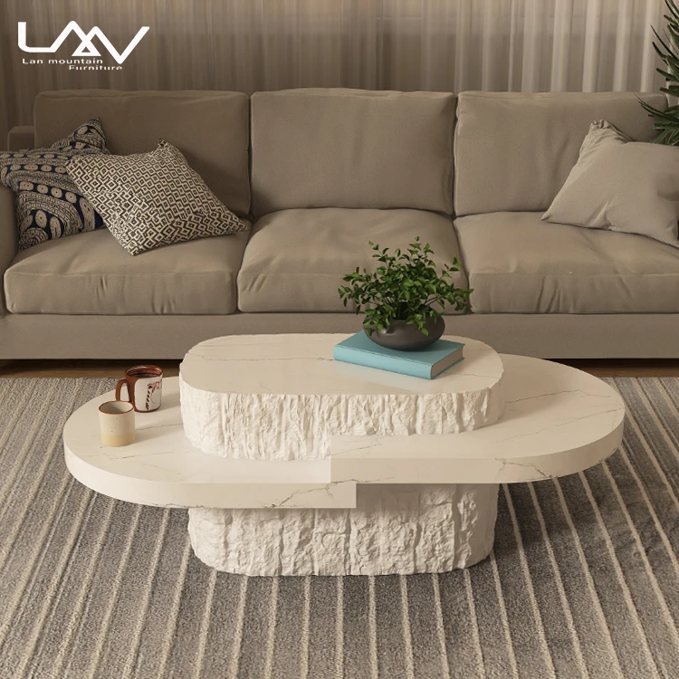 Nordic FRP Coffee Table - Stylish & Durable Living Room