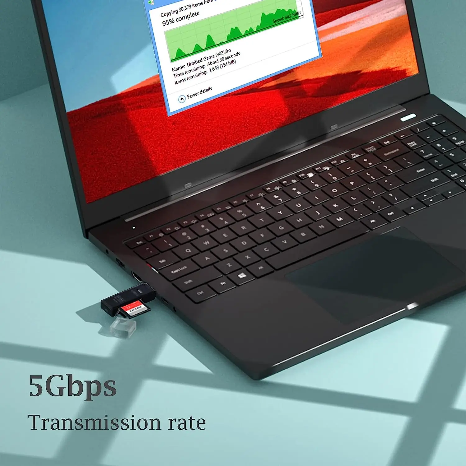 USB 3.0 SD Card Reader for PC - Wansurs Card Reader