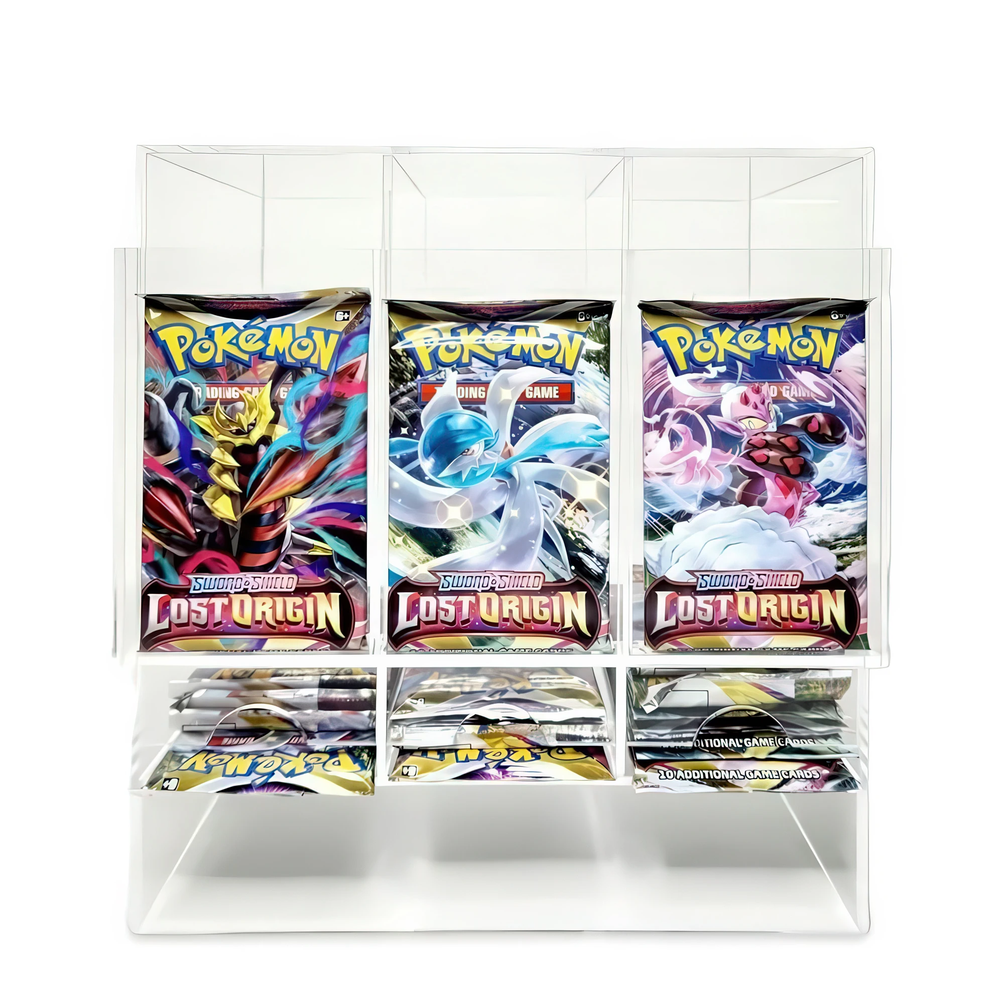 3 Slot Pack Card Dispenser Case for Po kemon TCG MTG Yugiho Card ...