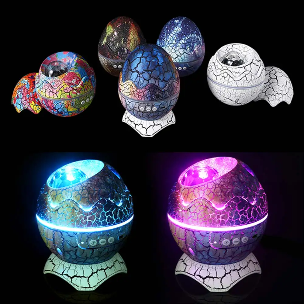 Dinosaur Egg Galaxy Star Projector,White Noise Bt Speaker Night Light ...