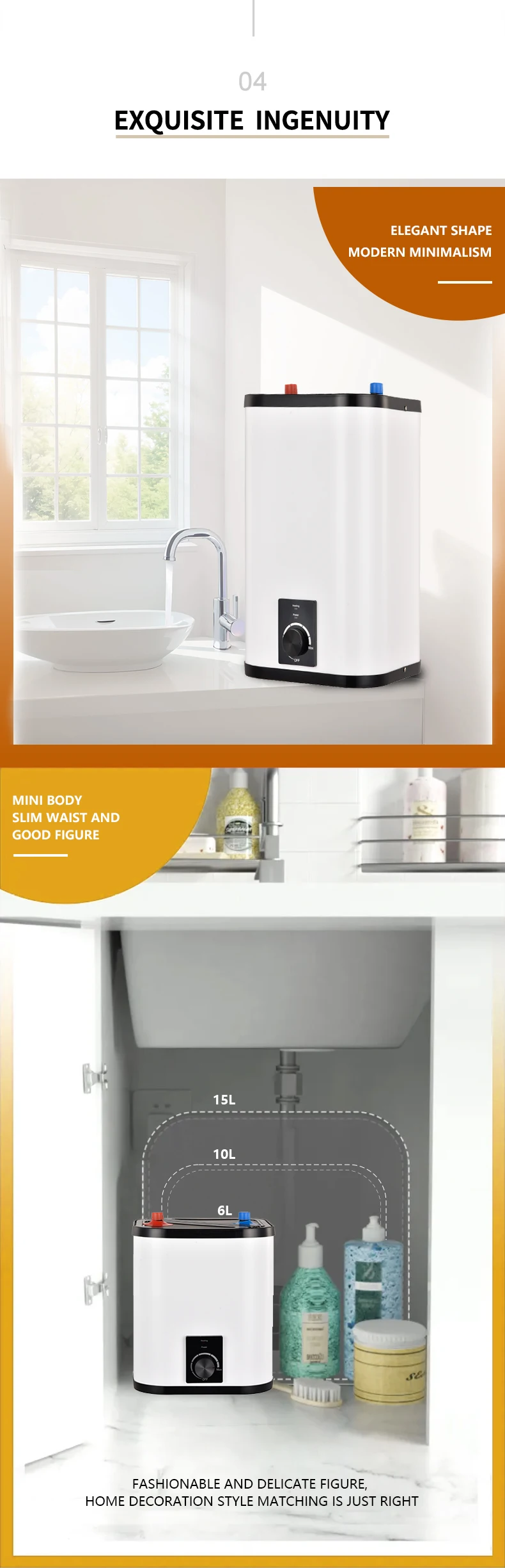 ANTO Factory OEM Electric Storage Boiler - 1.5KW Water Heater