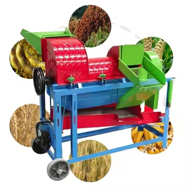 Automatic Sorghum Paddy Soybean Corn Threshing Machine