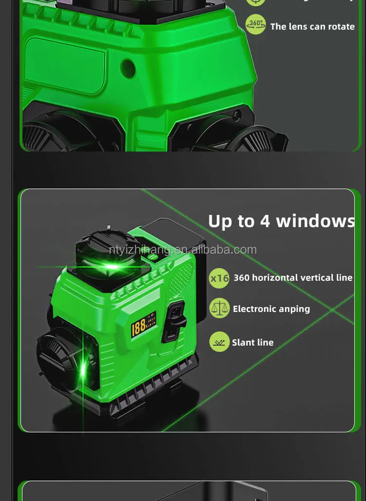 Agl110 New Design Laser Leveling Tool 360 Degree Machine Tool Sx Laser ...