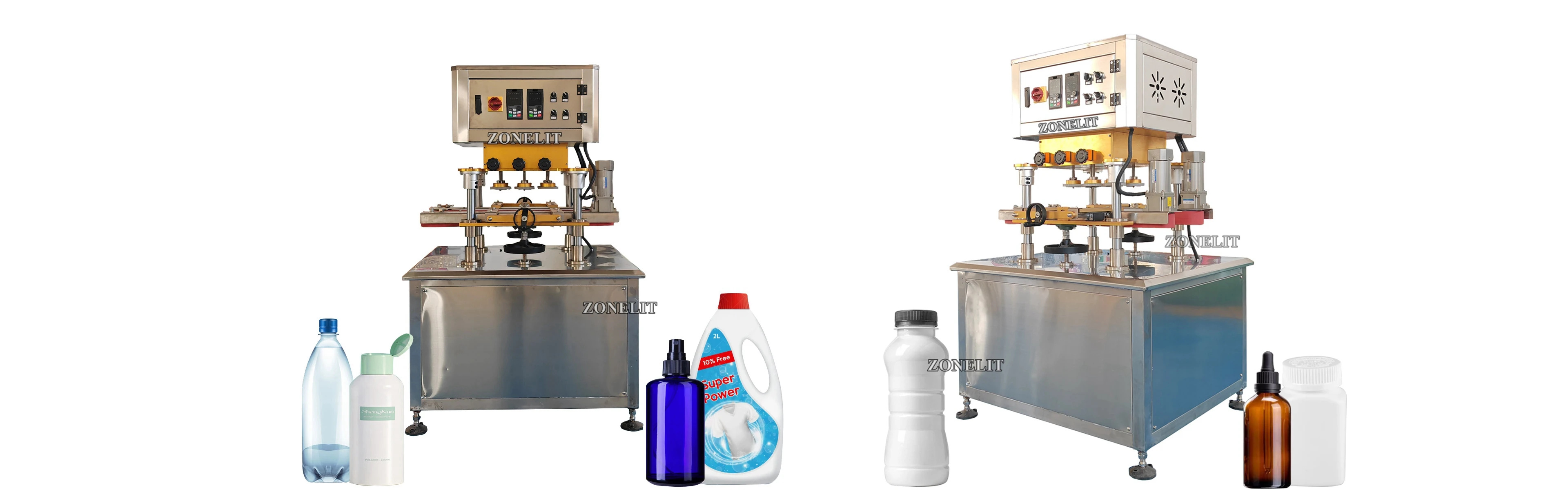 Factory Table Top Plastic Bottle Automatic Bottle Screw Capping Machine ...