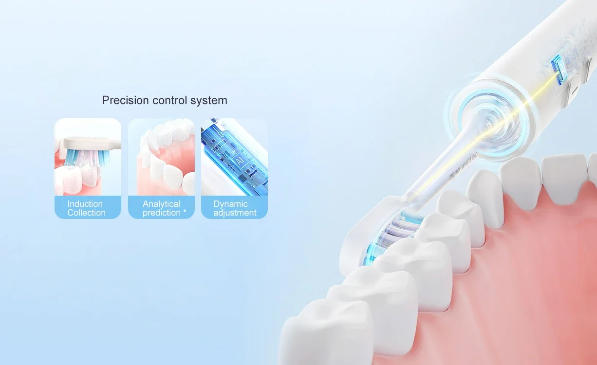 Xiaomi Mijia T501 Sonic Electric Toothbrush Usb Rechargeable Teeth Whitening Ultrasonic ...