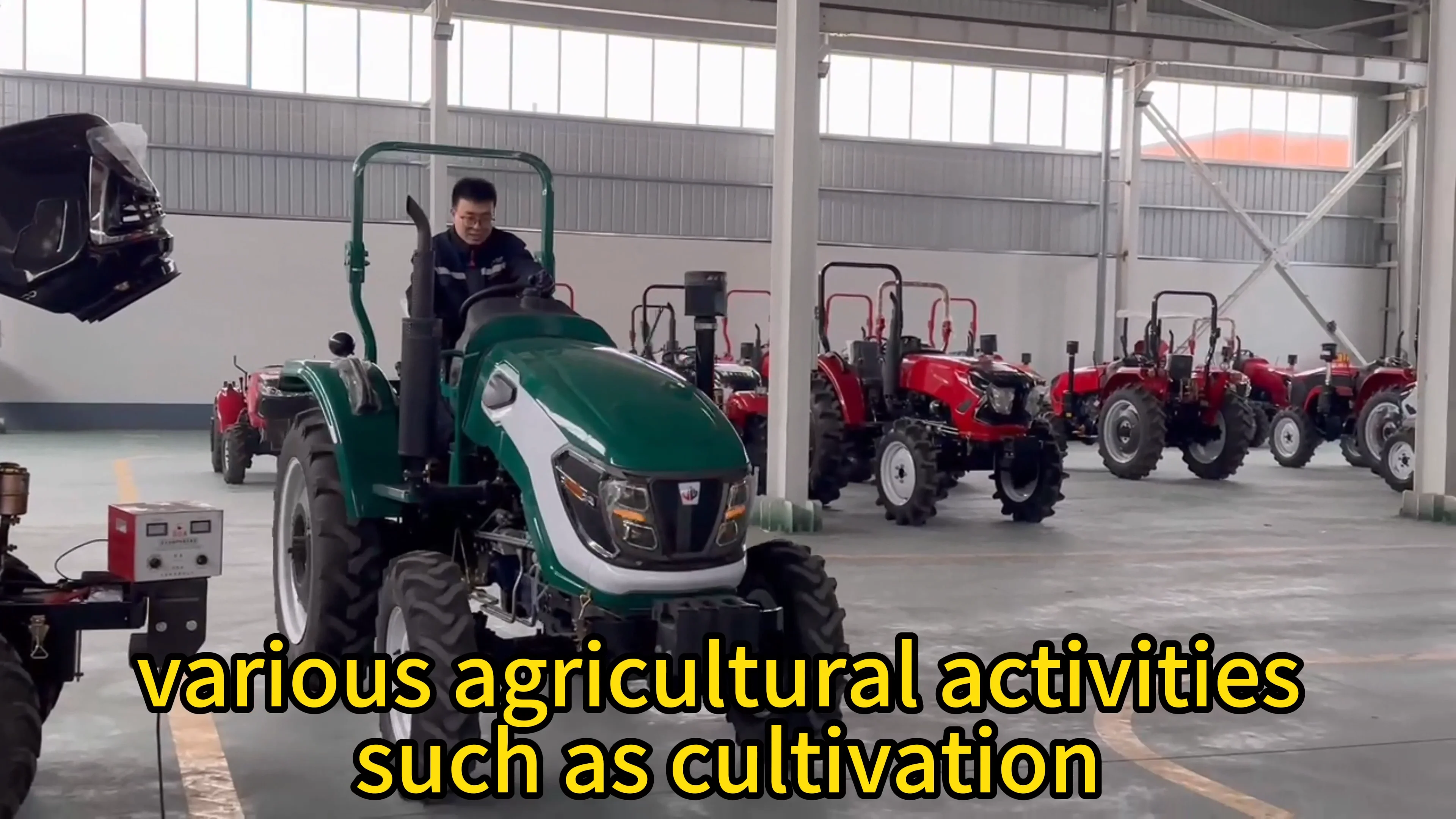 Agricultural 4 Wheel Trator Small Mini 4x4 Compact Tracteur Agricole ...