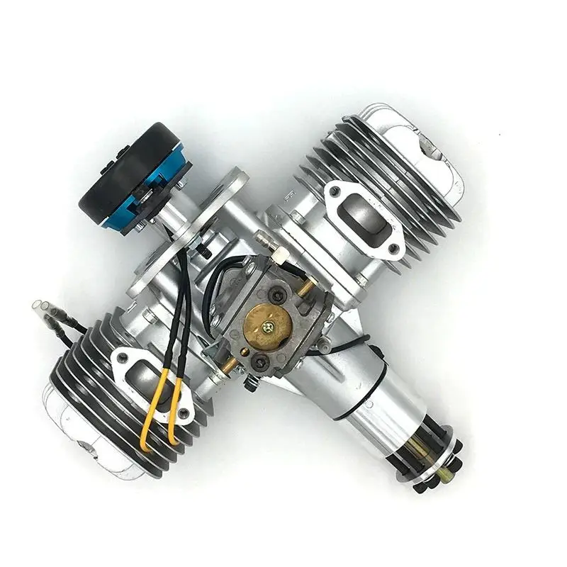Dle 120cc Twin Uav Engine With 14v 80w/180w Alternator Drone Engine Uav ...