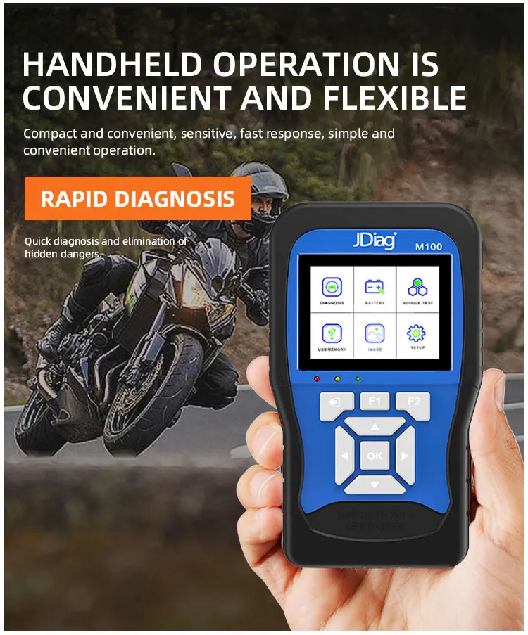 Jdiag M100 Standard Version - Motorcycle Diagnostic Scanner