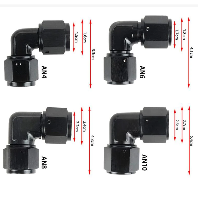 New Auto Parts Aluminum Oil Cooled Rotary Sub Inner Wire Adapter AN4 ...