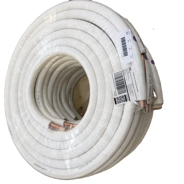 Air Conditioner Copper Pipe Copper Line Set 3/8 3/4 Insulated Pipe ...