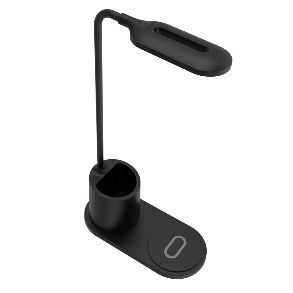 Desktop Multifunction Wireless Bedside Table Lamps 3 in 1 Pen Container ...