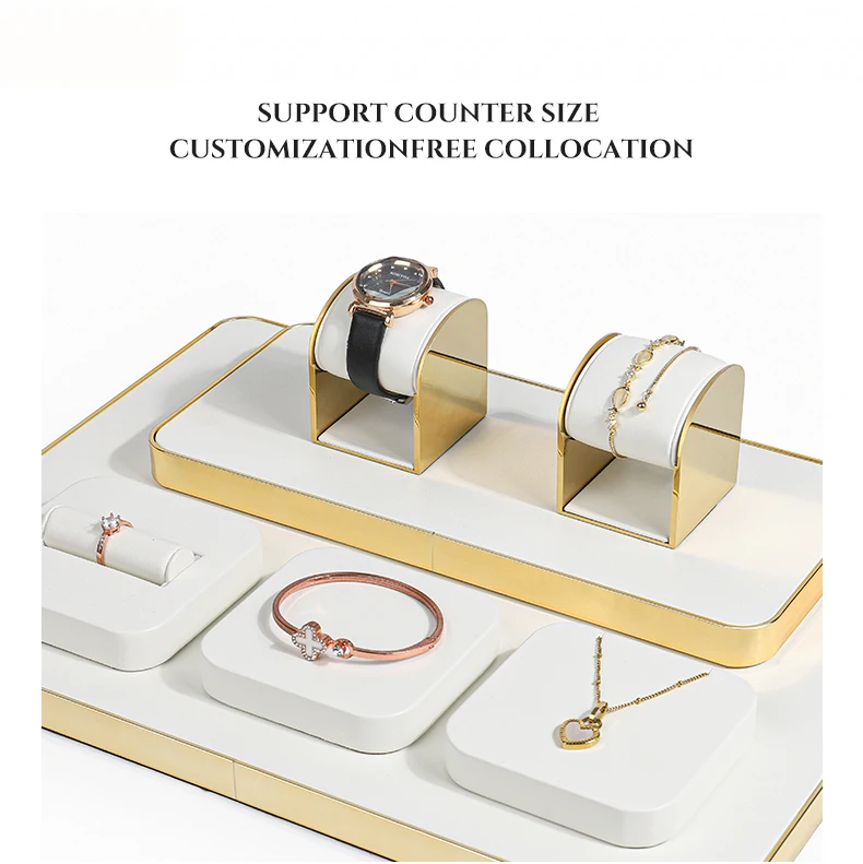 Luxury Jewellery Brand Store Window Display Prop Metal Base Necklace ...