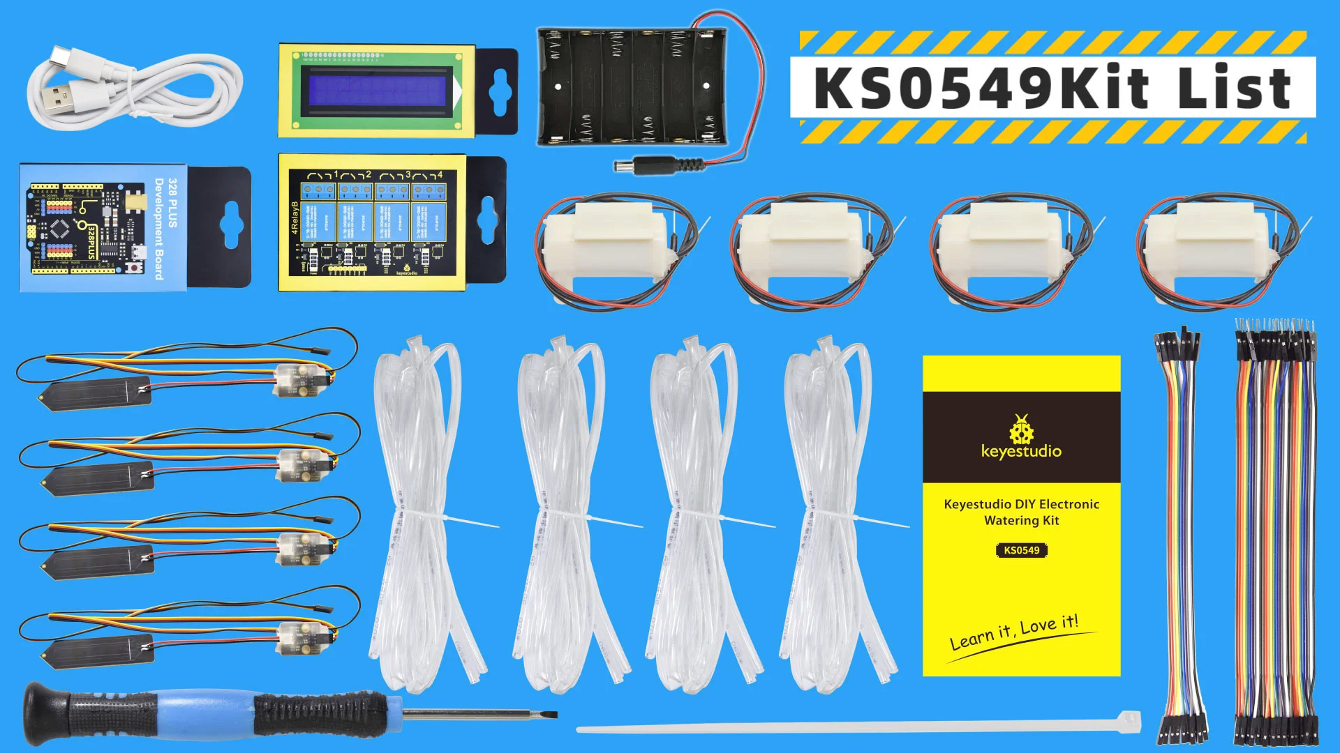 Ks0549 Keyestudio Electronic Diy Watering Kit For Arduino Starter Stem ...