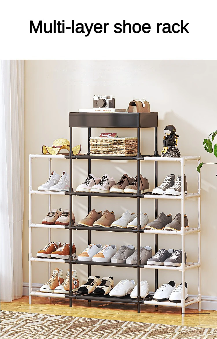 Free Combination Shoe Rack Foldable Group Device Shelf Slit Household ...