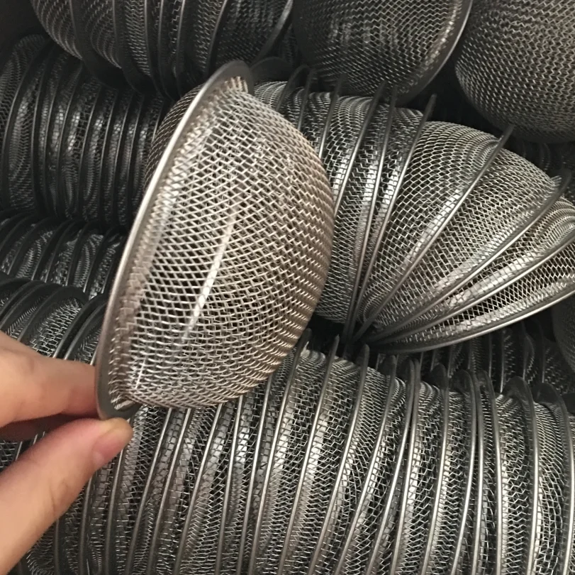 Stainless Steel Wire Mesh Filter Cap Bowl Shape Dish Shape And Cone ...