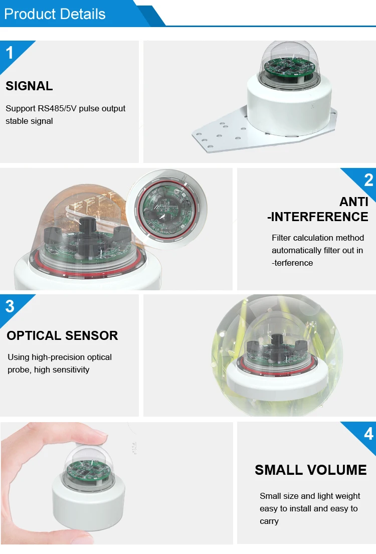 Sentec Rs485 Smart Irrigation Ship Navigation Infrared Optical Rain ...
