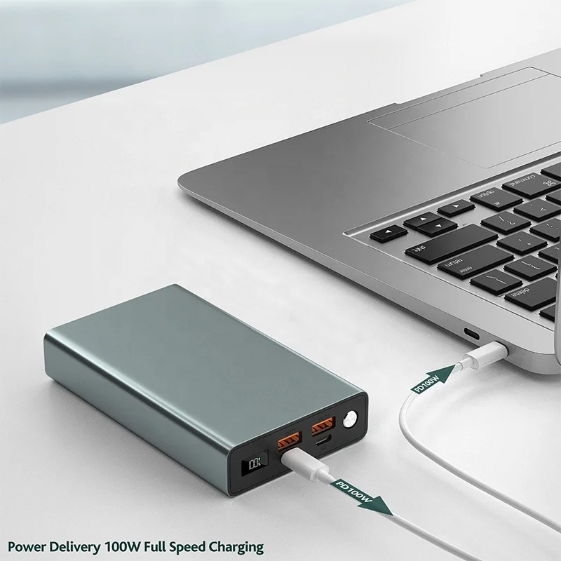 Alibaba.com: 60W/65W/100W USB C PD 3.0 metal power bank 20000mAh ...