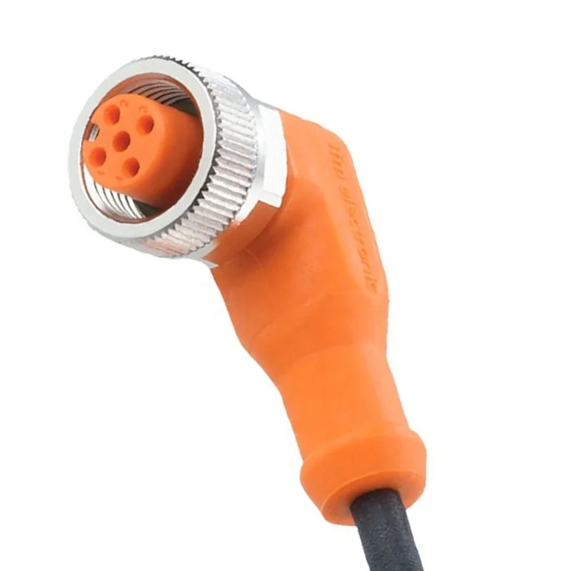 Ifm Electronic Right Angle Female 4 Way M12 to Unterminated Sensor Actuator Cable, 10m, EVC006 ...