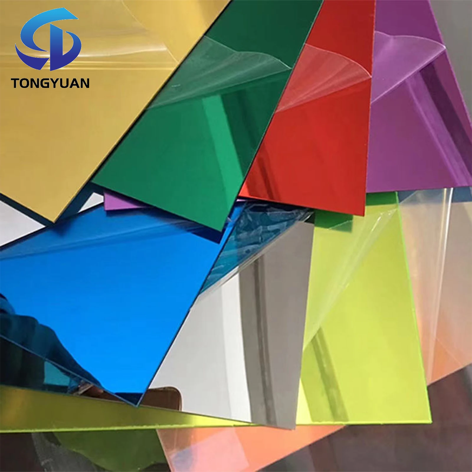 TONGYUAN Eco-Friendly Reflective Mirror Polycarbonate Sheet