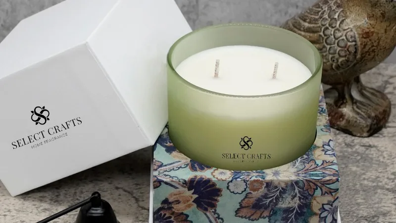 Wholesale Custom Fragrance Screen Printing Logo Frosted Glass Scented ...