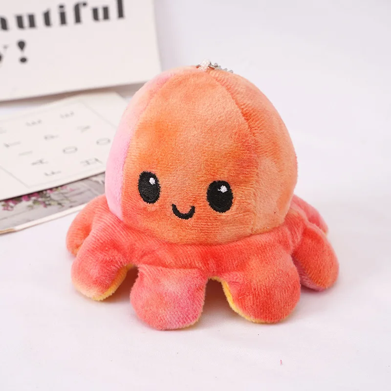 Funny Reverse Octopus Plush Keychain Pendant Promotional Gift Backpack ...