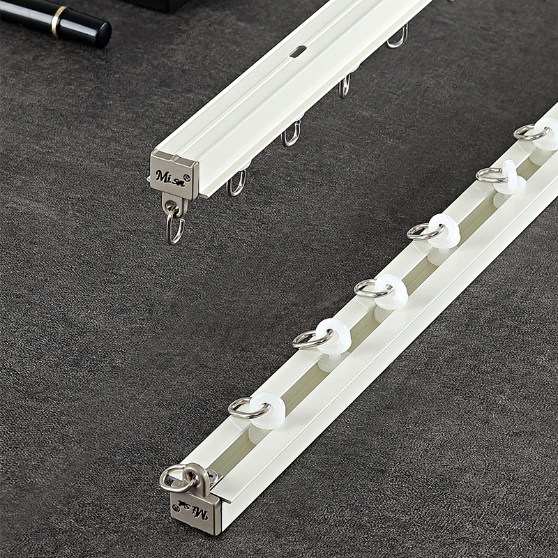 U Shape Hospital Bendable Curtain Sliding Track Wall Inbuilt Flexible ...