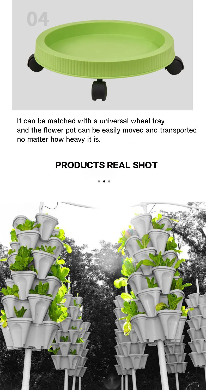 Vertical Garden Planter - Stackable Pots for Smart Planting