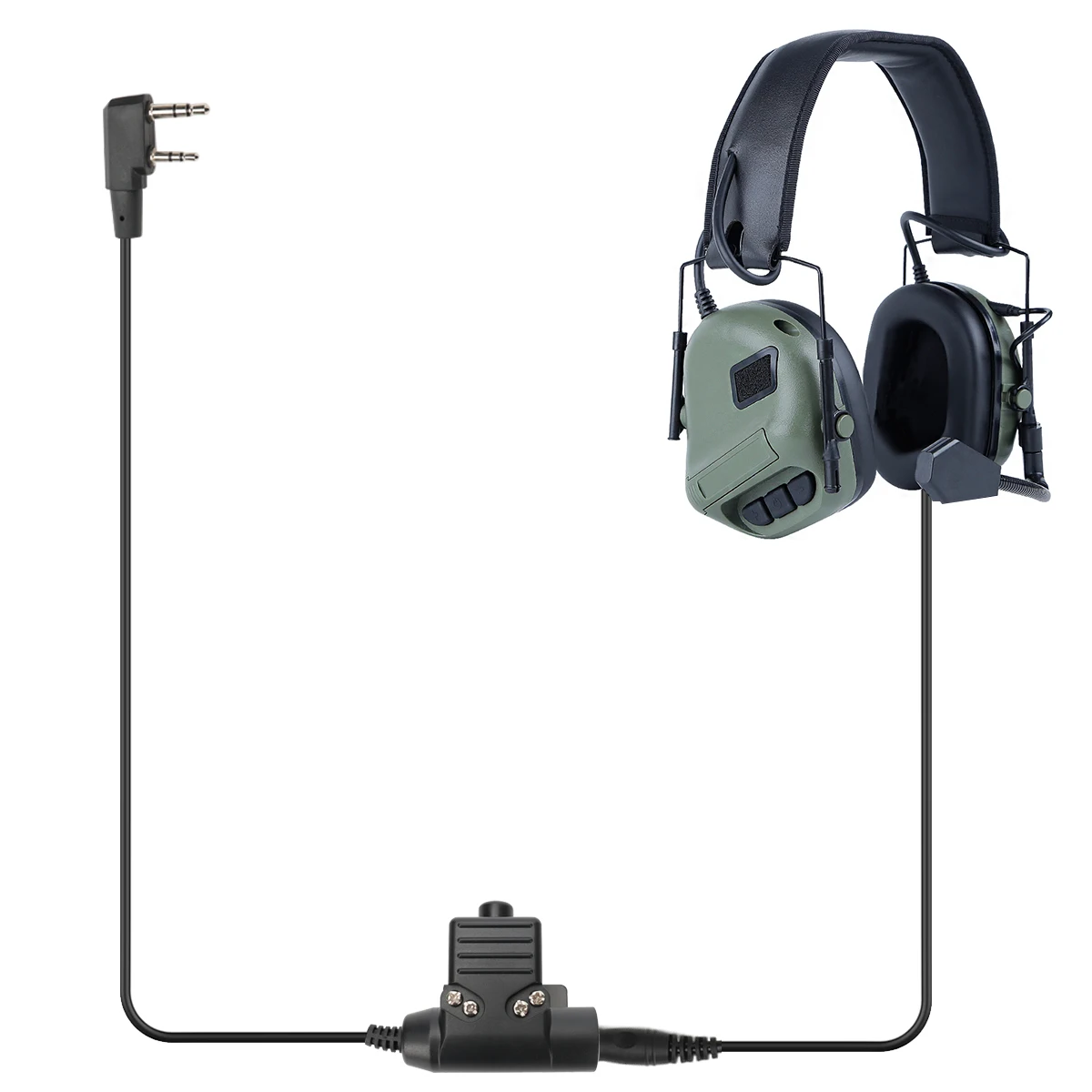 Baofeng Tactical Noise Cancellation Sound Pickup Headset Airsoft ...